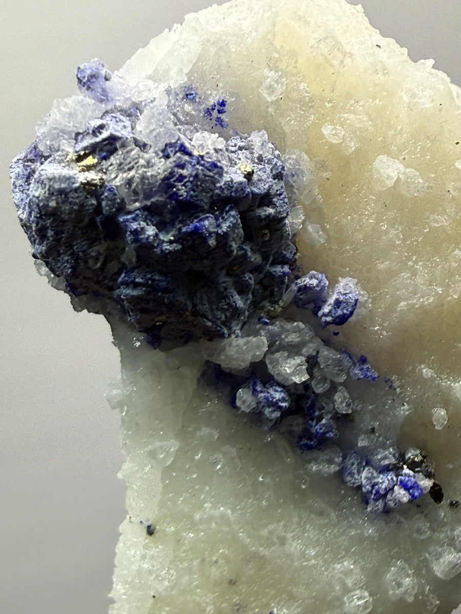 Afghan Lazurite Specimen | Deep Blue Lapis-Grade Crystal on Matrix | C ...