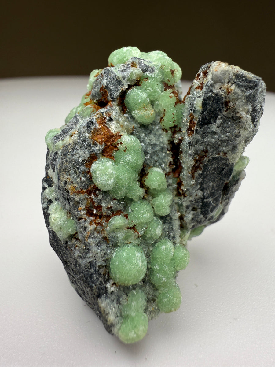 Green Wavellite Cluster Mineral Specimen • Arkansas, USA – Wandering Stones
