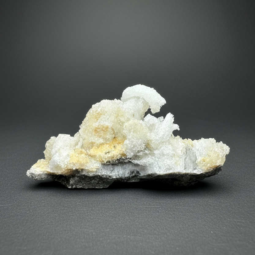 Moroccan Ram’s Horn Selenite (Gypsum) Crystal Display Specimen ...