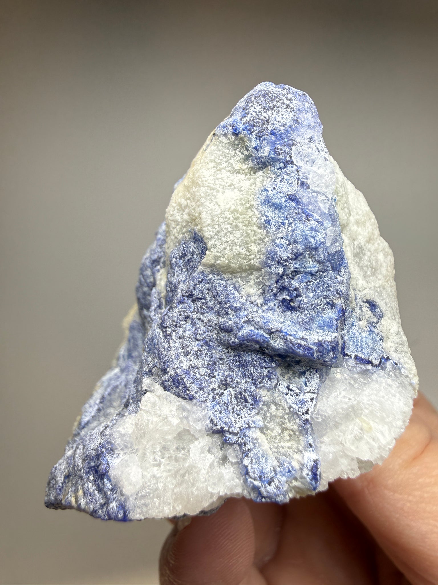 Afghan Lazurite Specimen | Deep Blue Lapis-Grade Crystal on Matrix | C ...