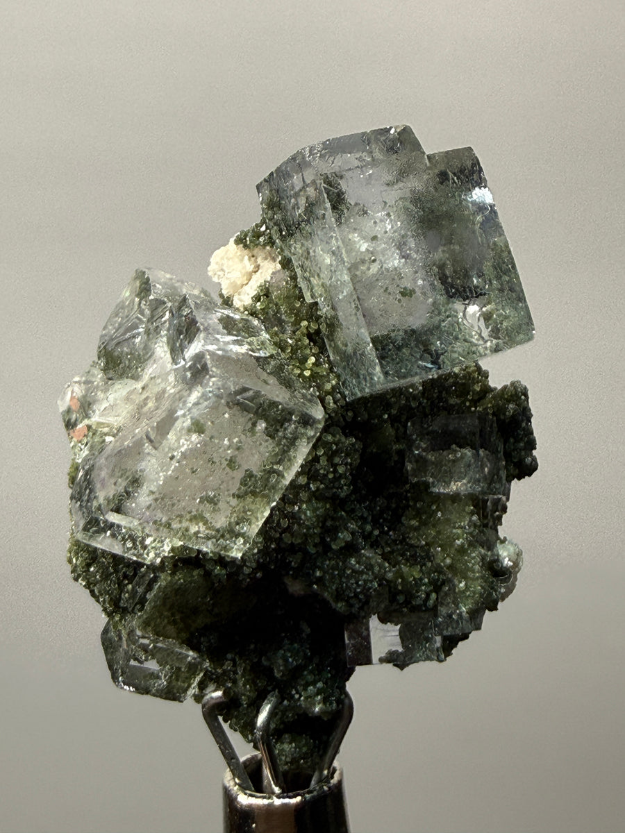 Cubic Fluorite Crystal Thumbnail Specimen | Chashan Mine, Chenzhou, Hu ...