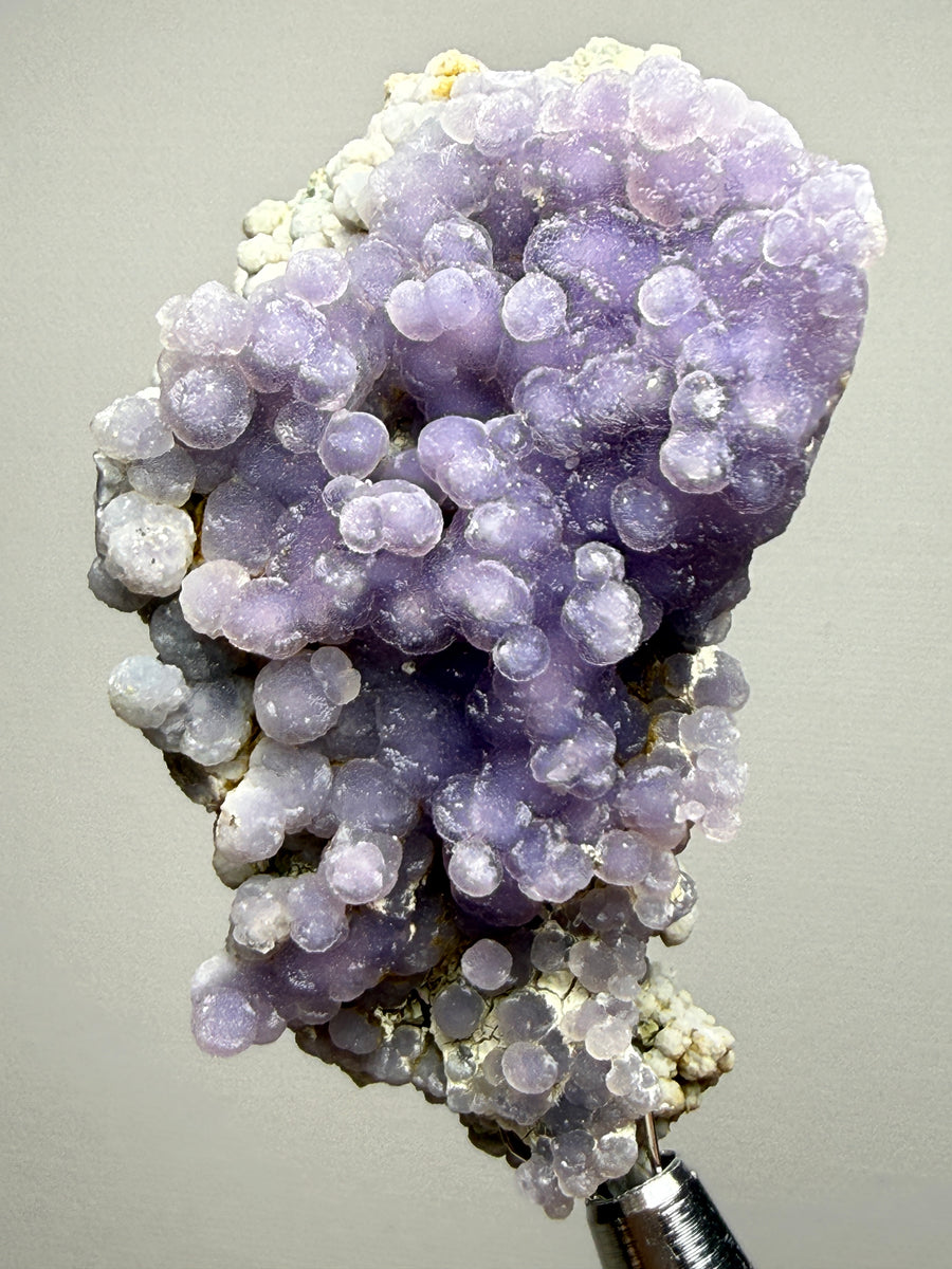 Indonesian Grape Agate (Radial Spray Terminated Quartz) Display Specim ...
