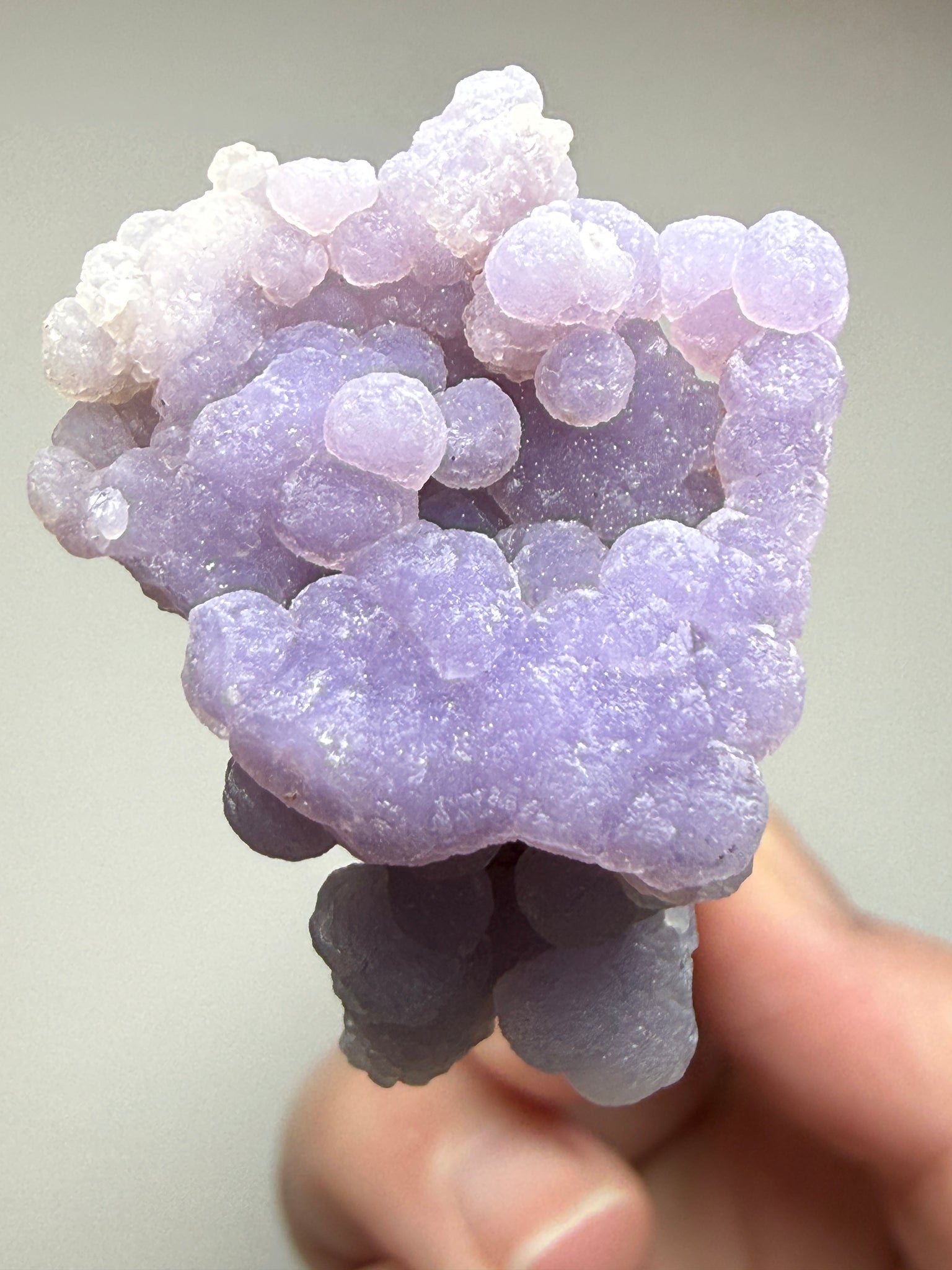 Indonesian Grape Agate (Botryoidal Purple Chalcedony) Display Specimen ...