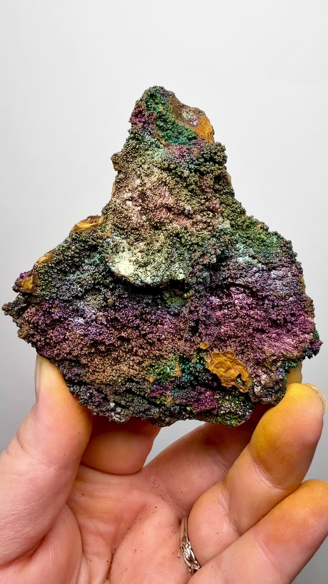 Iridescent Rainbow Turgite Mineral Specimen from Umklum Mountain, Thai ...